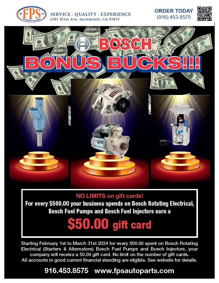 Promos & Prizes – FPS Autoparts